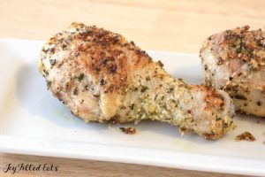 Keto Chicken Legs - Parmesan Crusted - Low Carb, Gluten-Free, EASY