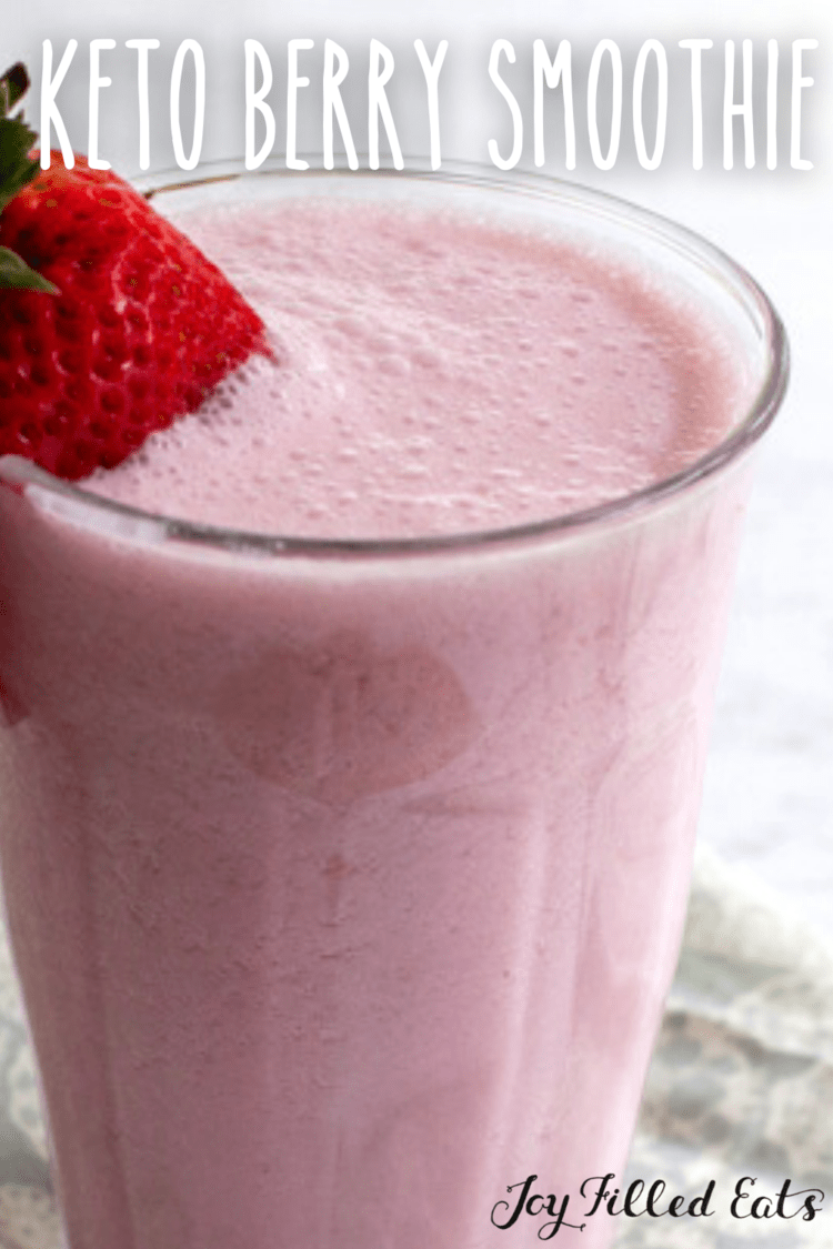 Keto Berry Smoothie - Low Carb, Sugar-Free | Joy Filled Eats