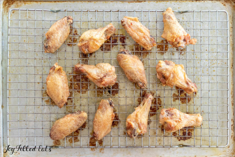 Crispy Baked Garlic Butter Chicken Wings Recipe
