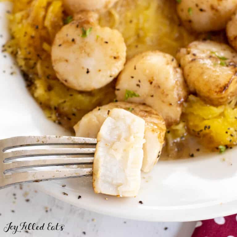 Easy Broiled Scallops Recipe with Brown Butter