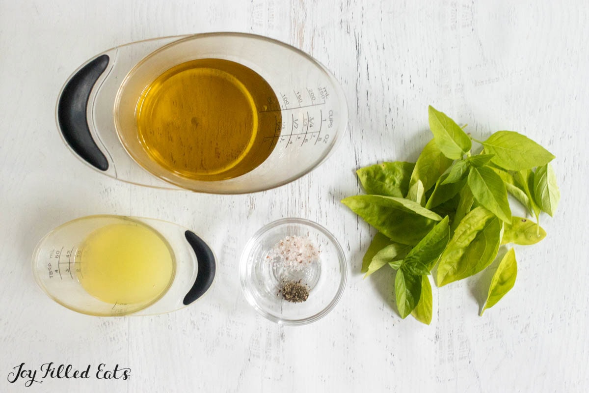 Lemon Basil Vinaigrette Dressing Recipe | Simple & Easy