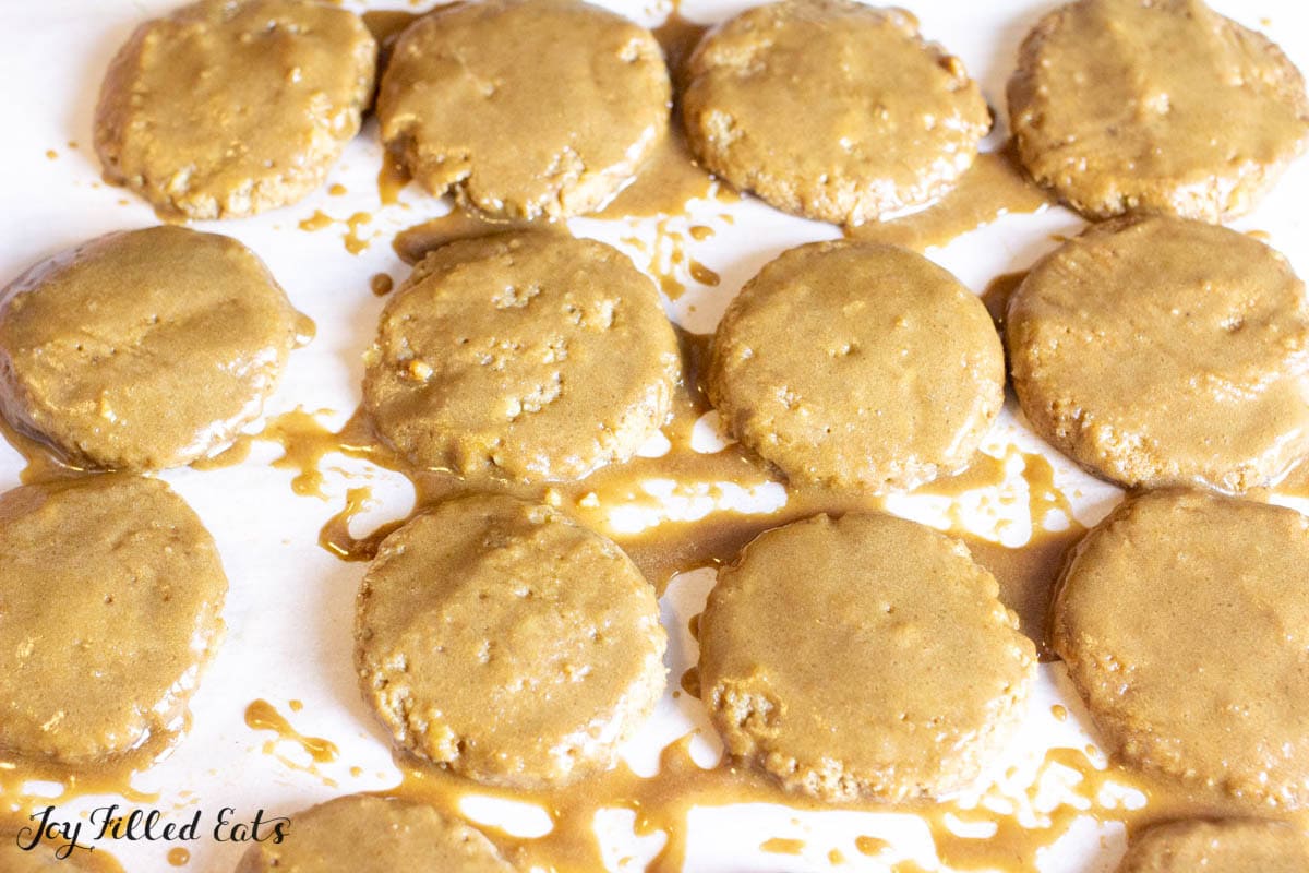 Keto Walnut Cookies Recipe with Maple Glaze